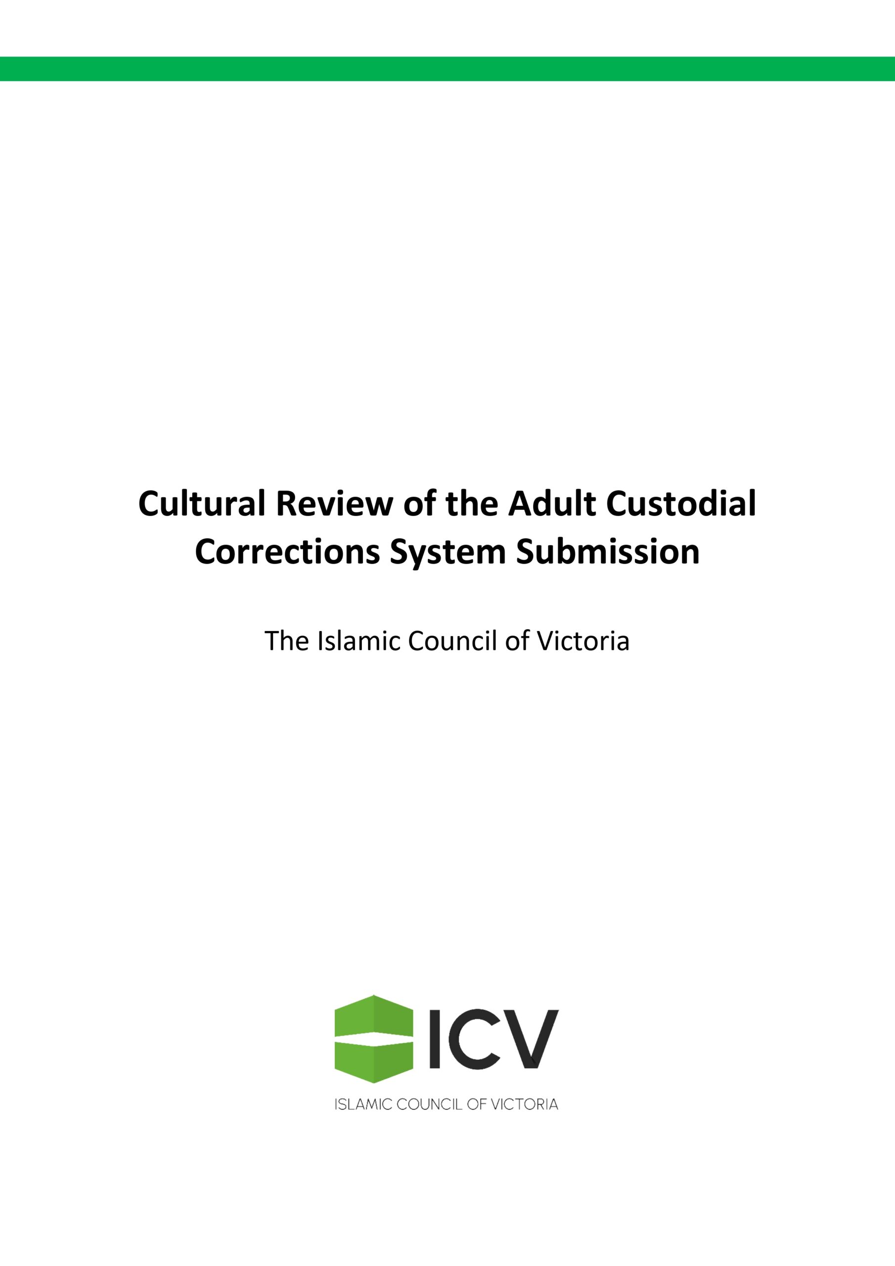 Islamic Council of Victoria’s Submissions – Islamic Council of Victoria ...